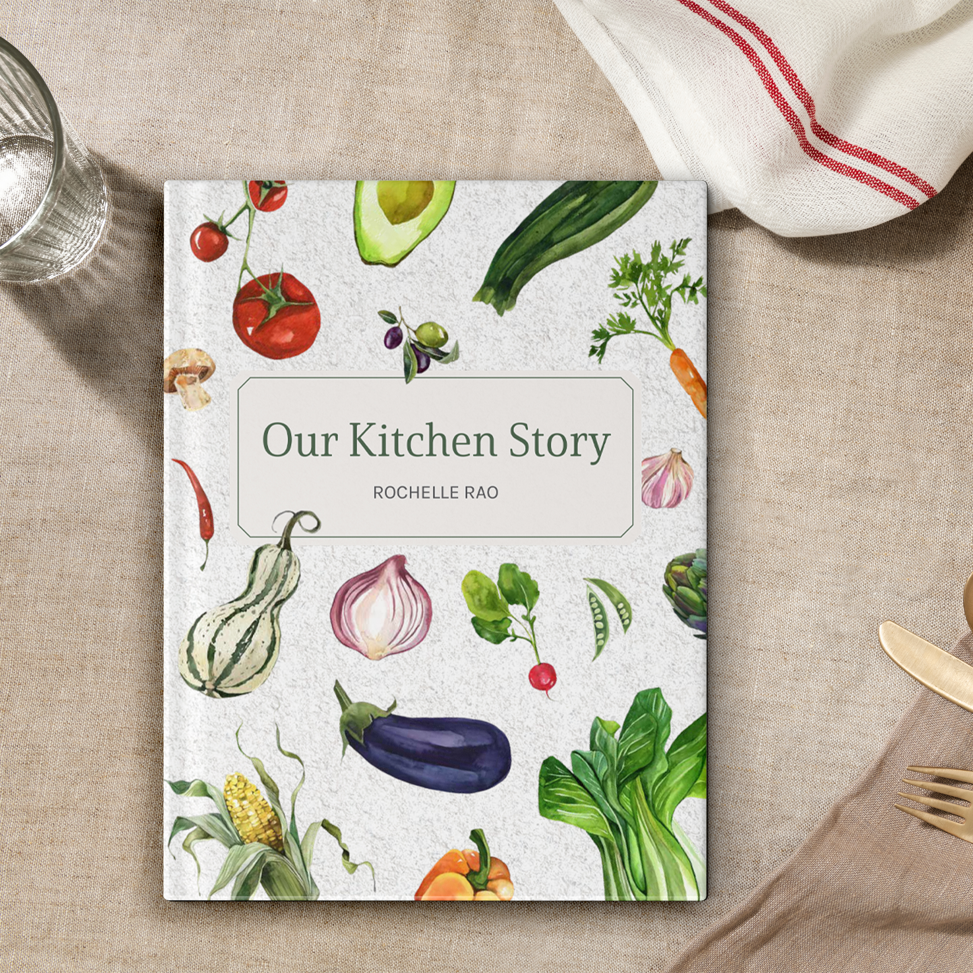 Watercolor - Heirloom Cookbooks - Your Homemade Cookbook